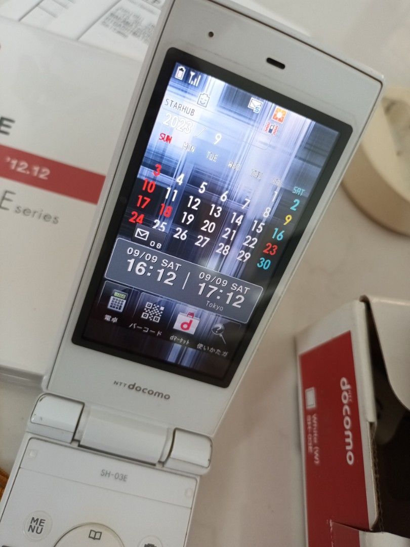 Japan Docomo FOMA white flip phone for cosplay jpop otaku genshin ...