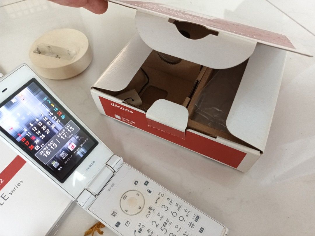 Japan Docomo FOMA white flip phone nt cosplay jpop otaku genshin honkai ...