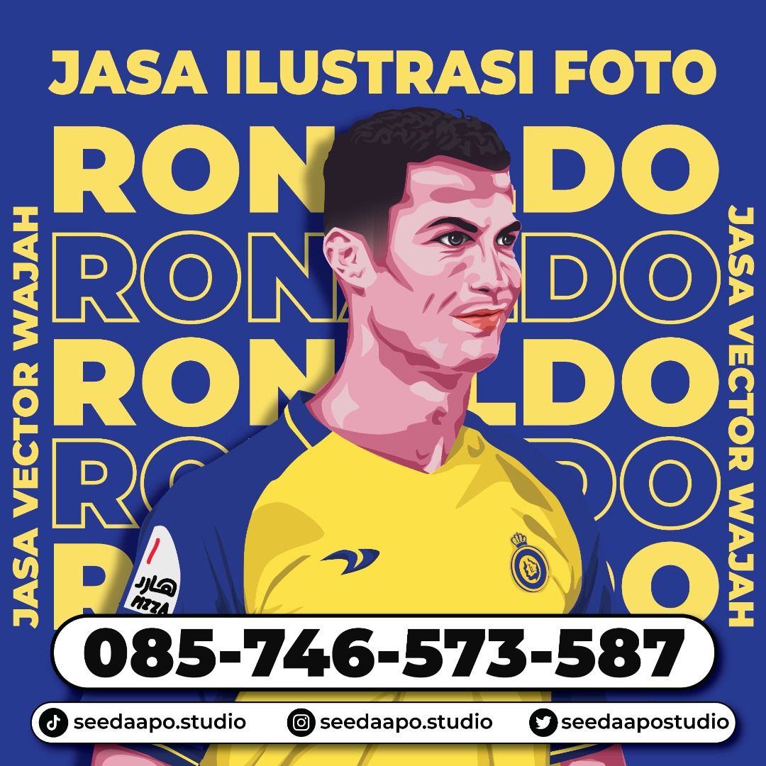 Jasa Ilustrasi Wajah photoshop , Hub 085-746-573-587, Desain ...