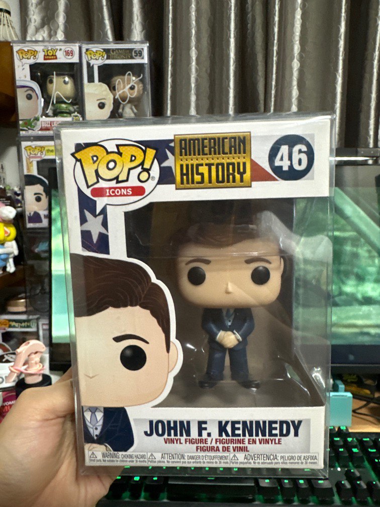John F. Kennedy Funko Pop - American History, Hobbies & Toys, Toys ...
