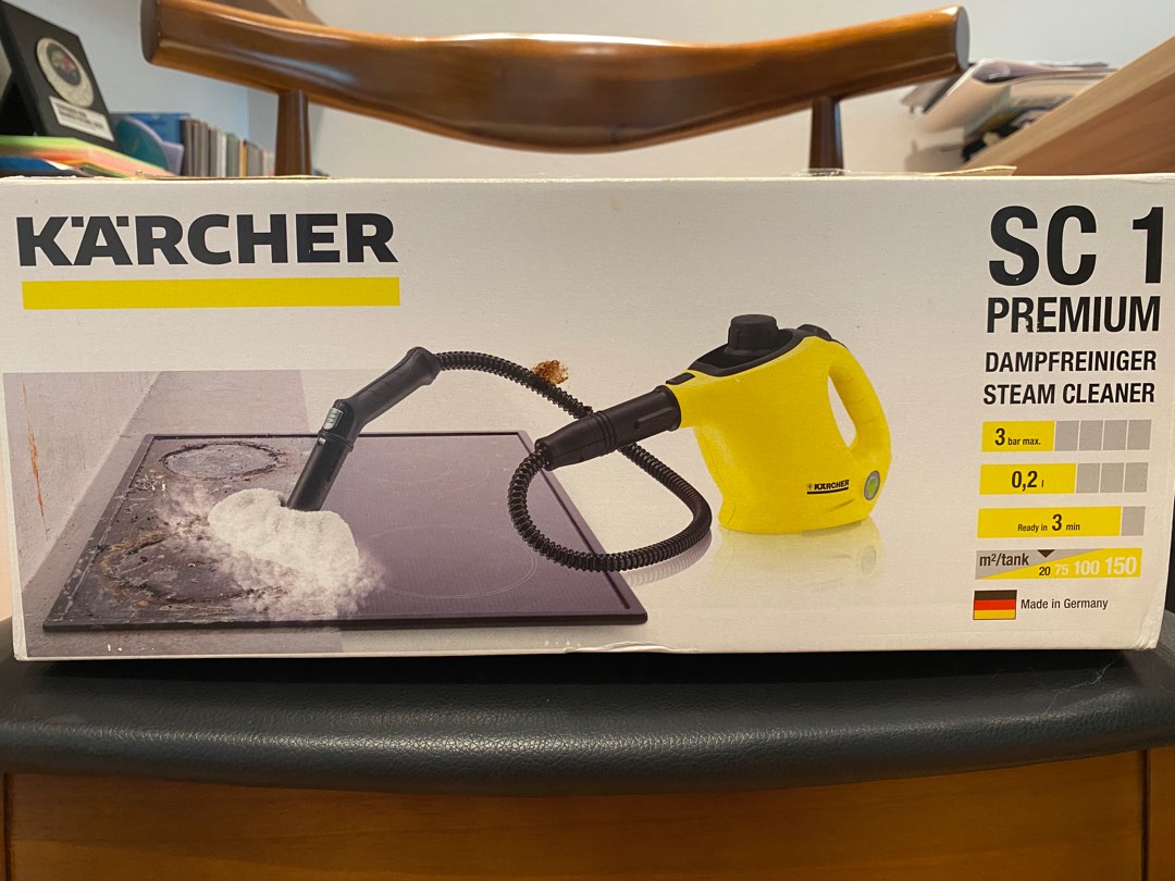 Karcher Steam Cleaner SC1 + Floor Cleaning Kit, TV & Home Appliances ...
