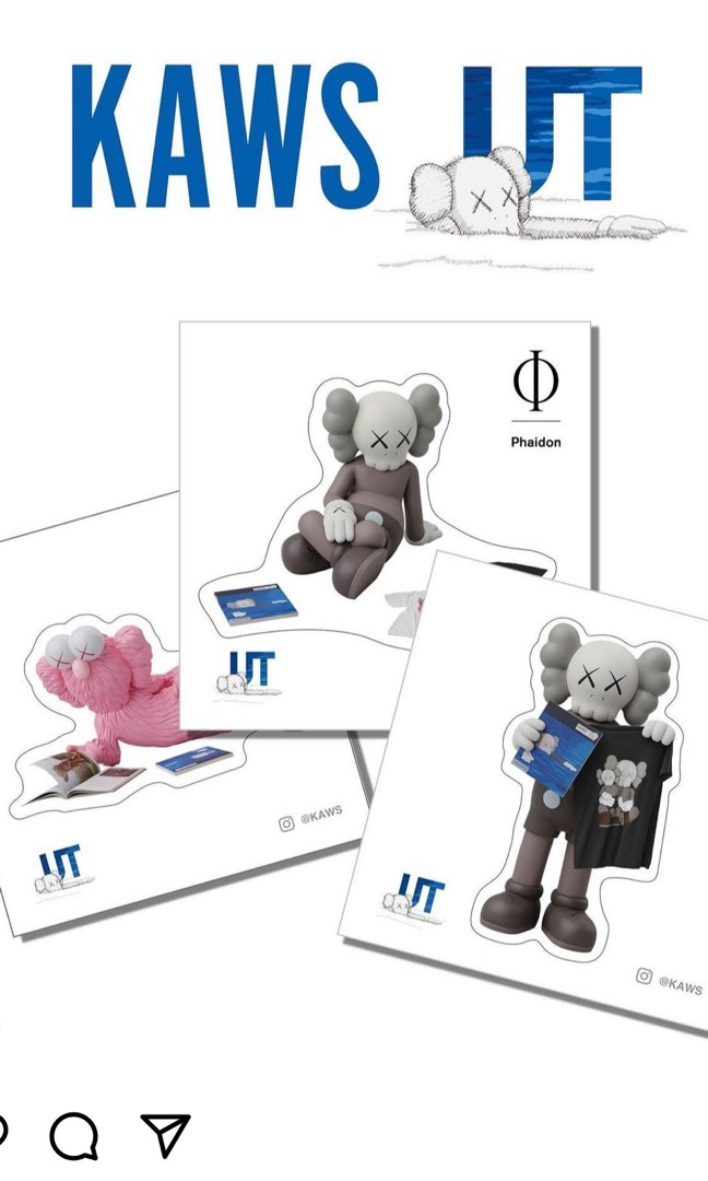 KAWS Exclusive Stickers, Hobbies & Toys, Stationery & Craft, Craft ...