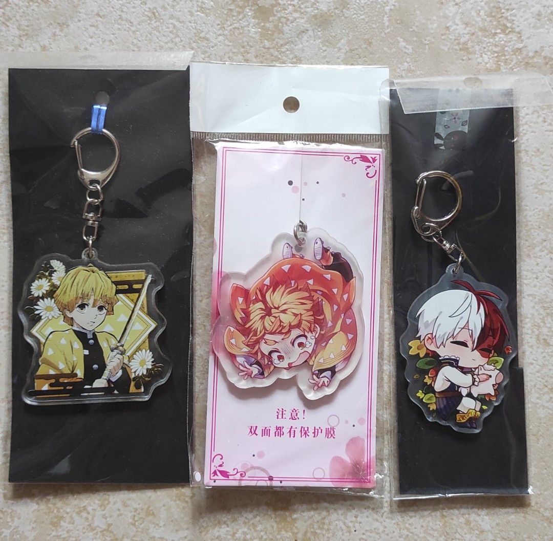 Keychains - Demon slayer Zenistu and Todoroki from bnha, Hobbies & Toys ...