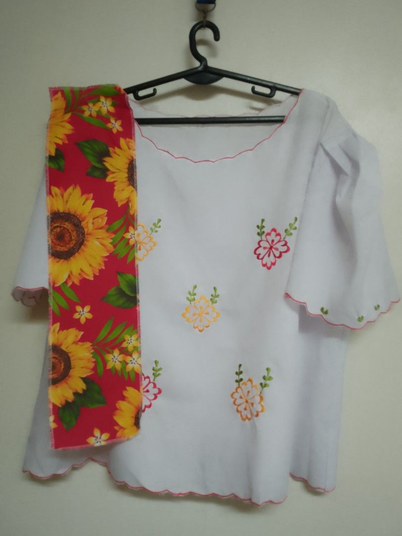 Kimona at patadyong linggo ng wika filipino costume, Women's Fashion ...