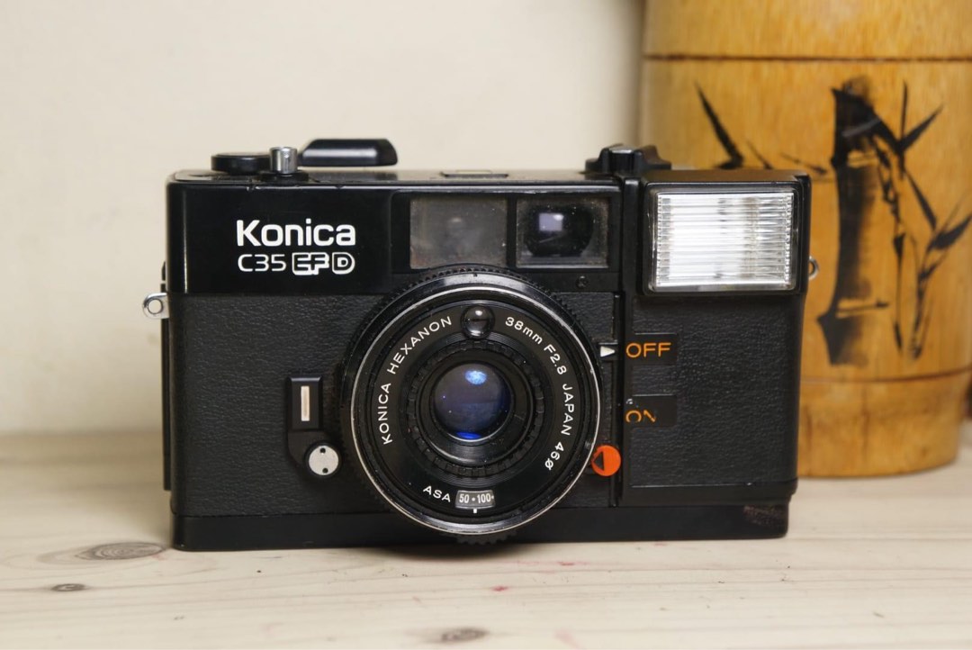 Konica C35 EF-Date Film Camera, Photography, Cameras on Carousell