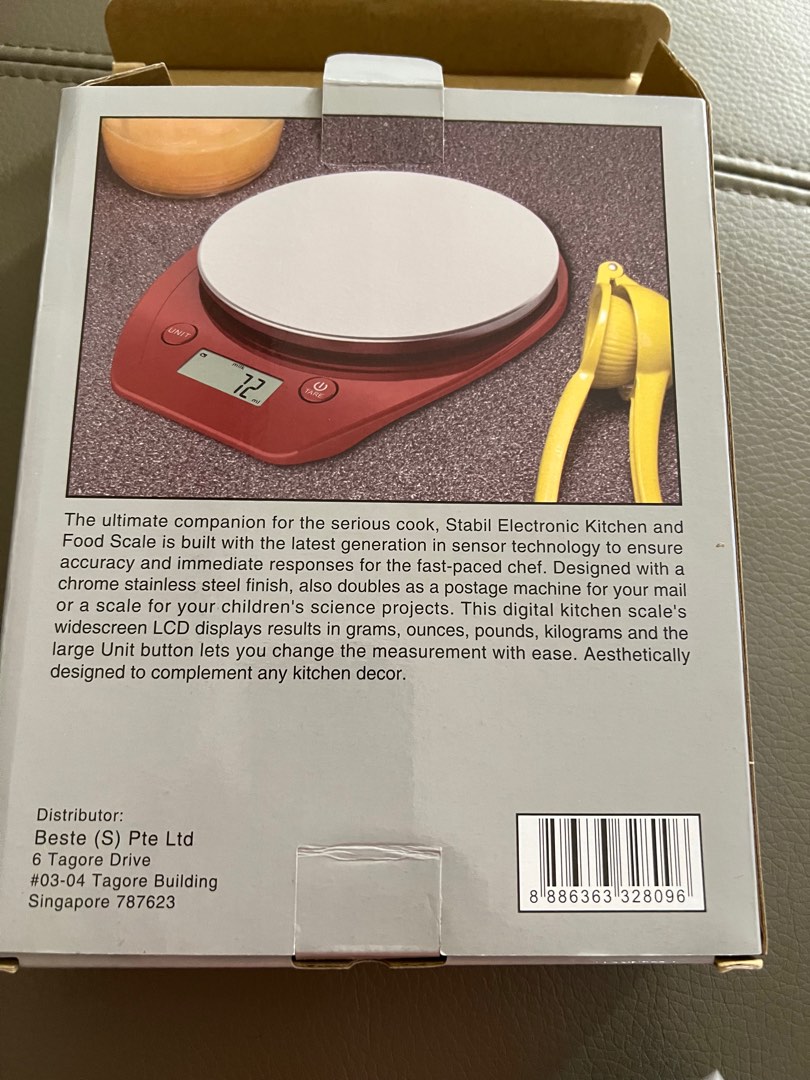 Kuvings Stabil Elecronic Kitchen Scale, Furniture & Home Living ...