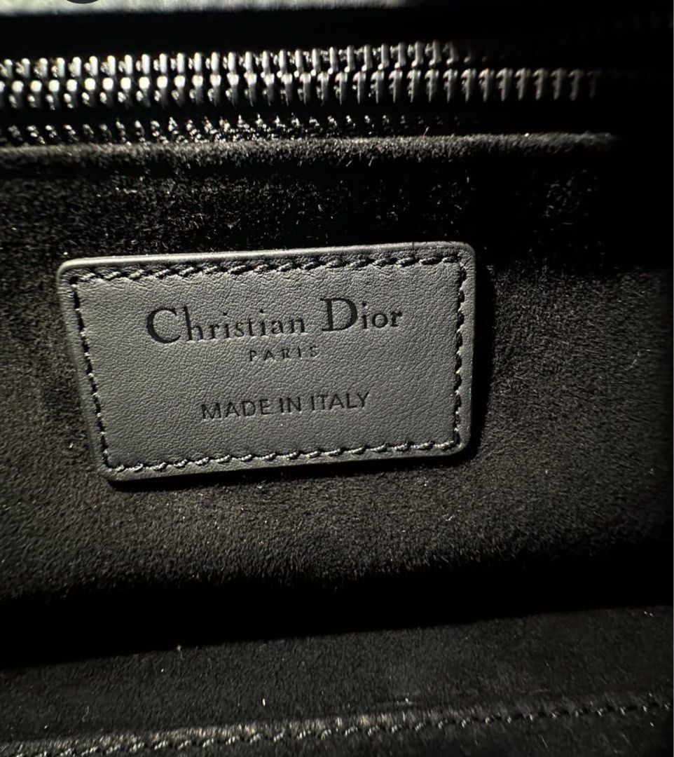Lady Dior Mini Matte Black, Luxury, Bags & Wallets on Carousell