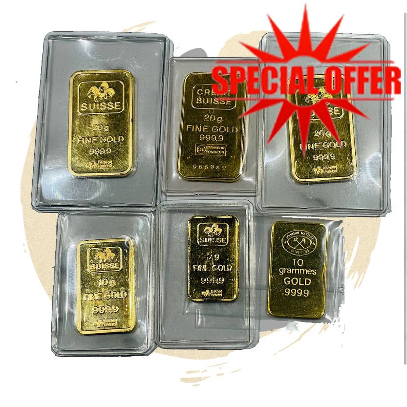LBMA – Various Brands – 999.9 Minted Gold Bar – 85g [Circulated ...