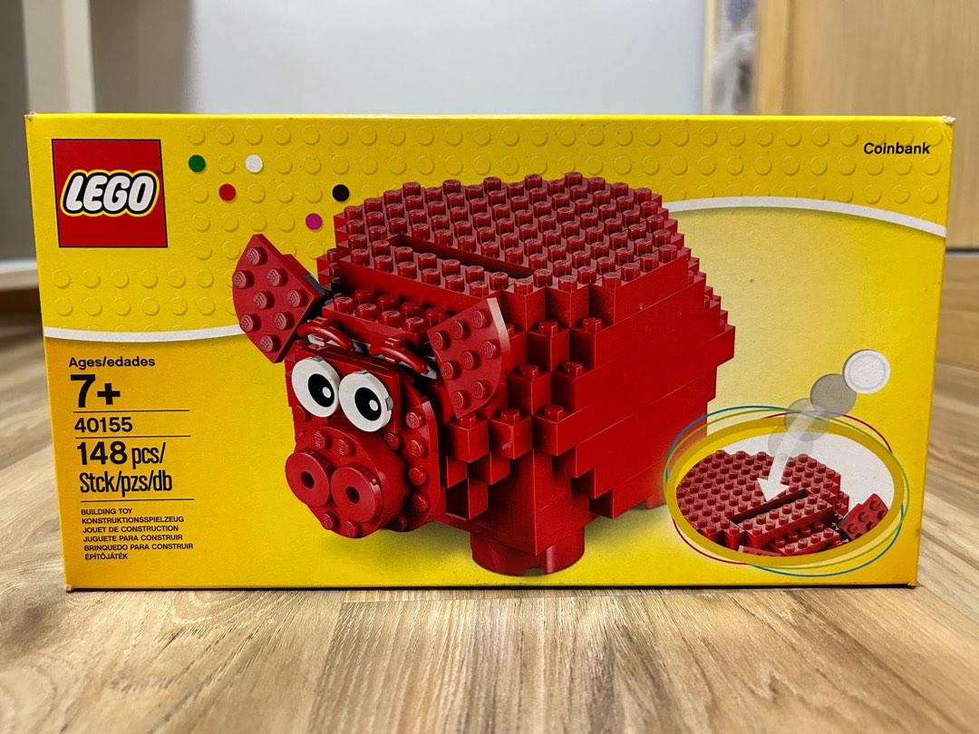 LEGO 40155 Piggy Coin Bank, Hobbies & Toys, Toys & Games on Carousell