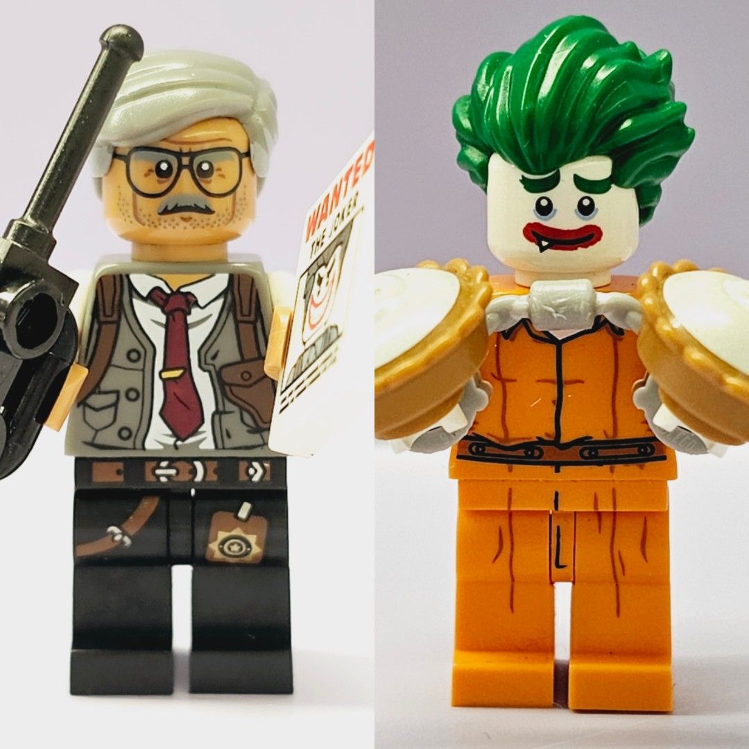 Lego Minifigure COLTLBM07 Commissioner Gordon COLTLBM08 Arkham Asylum ...