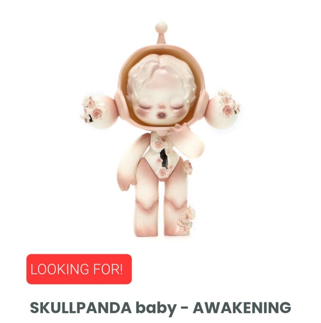 LF Popmart Skullpanda Baby Awakening PTS Exclusive, Hobbies & Toys ...