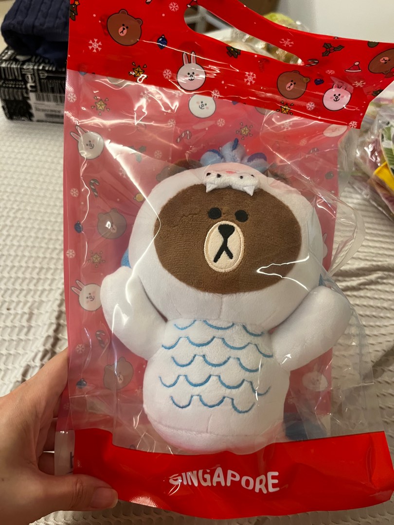 Line Friends bear Singapore Limited Edition, Hobbies & Toys, Toys ...