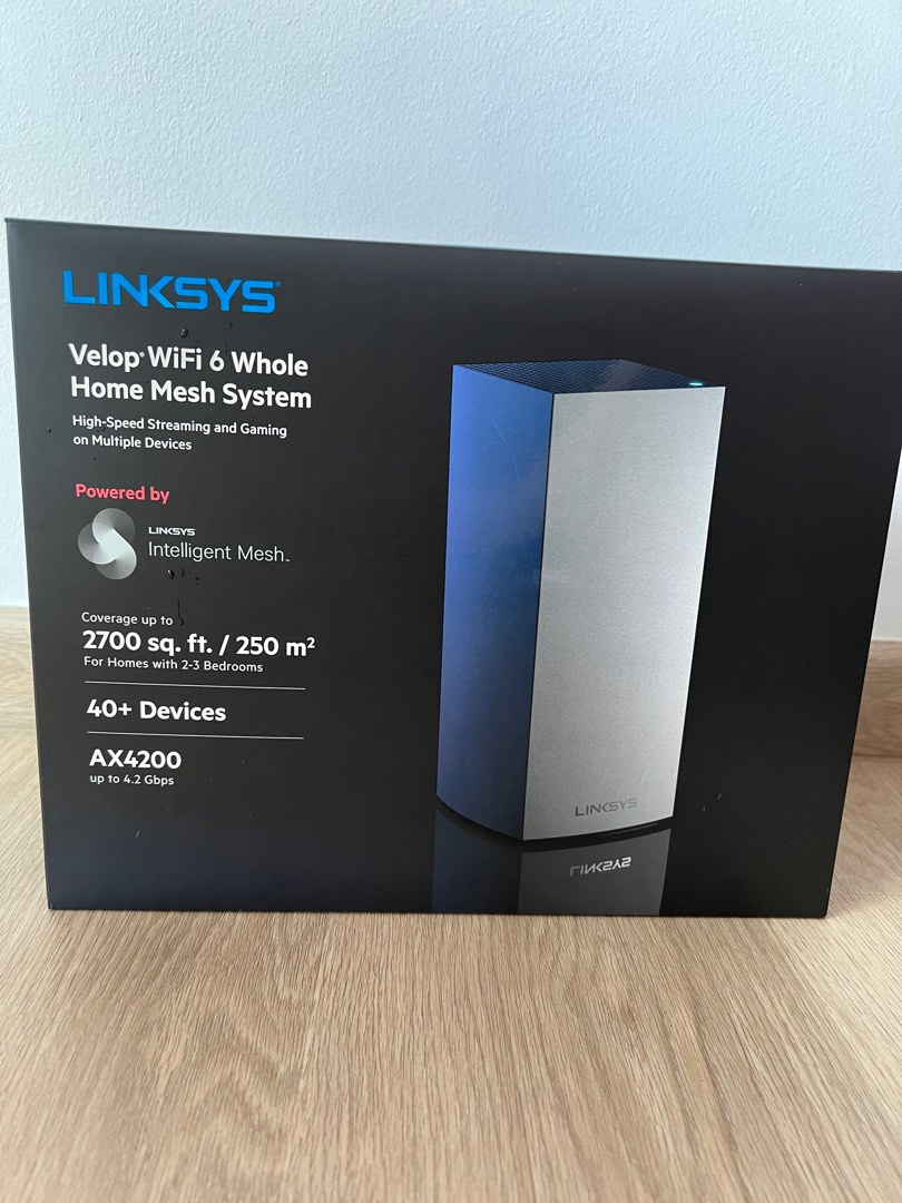 Linksys Velop wifi 6 AX4200, Computers & Tech, Parts & Accessories, Networking on Carousell