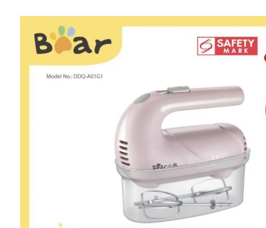 Little bear hand mixer, TV & Home Appliances, Kitchen Appliances, Hand ...
