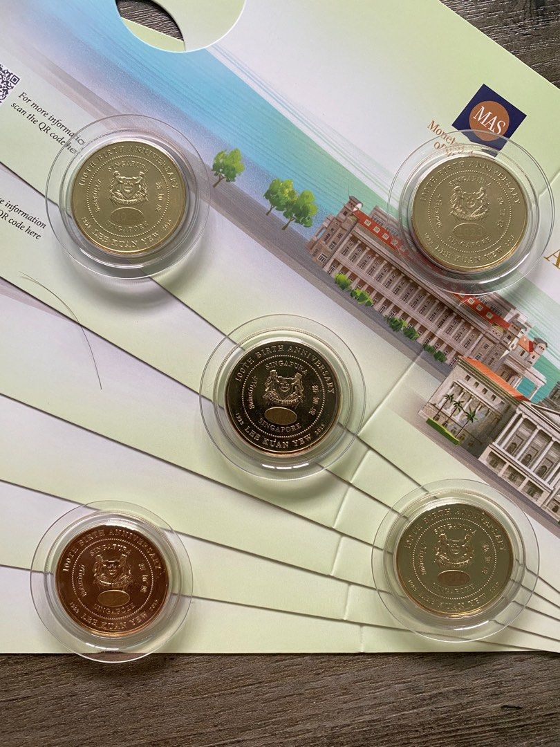 LKY 100th Birth Anniversary Coins, Hobbies & Toys, Memorabilia ...