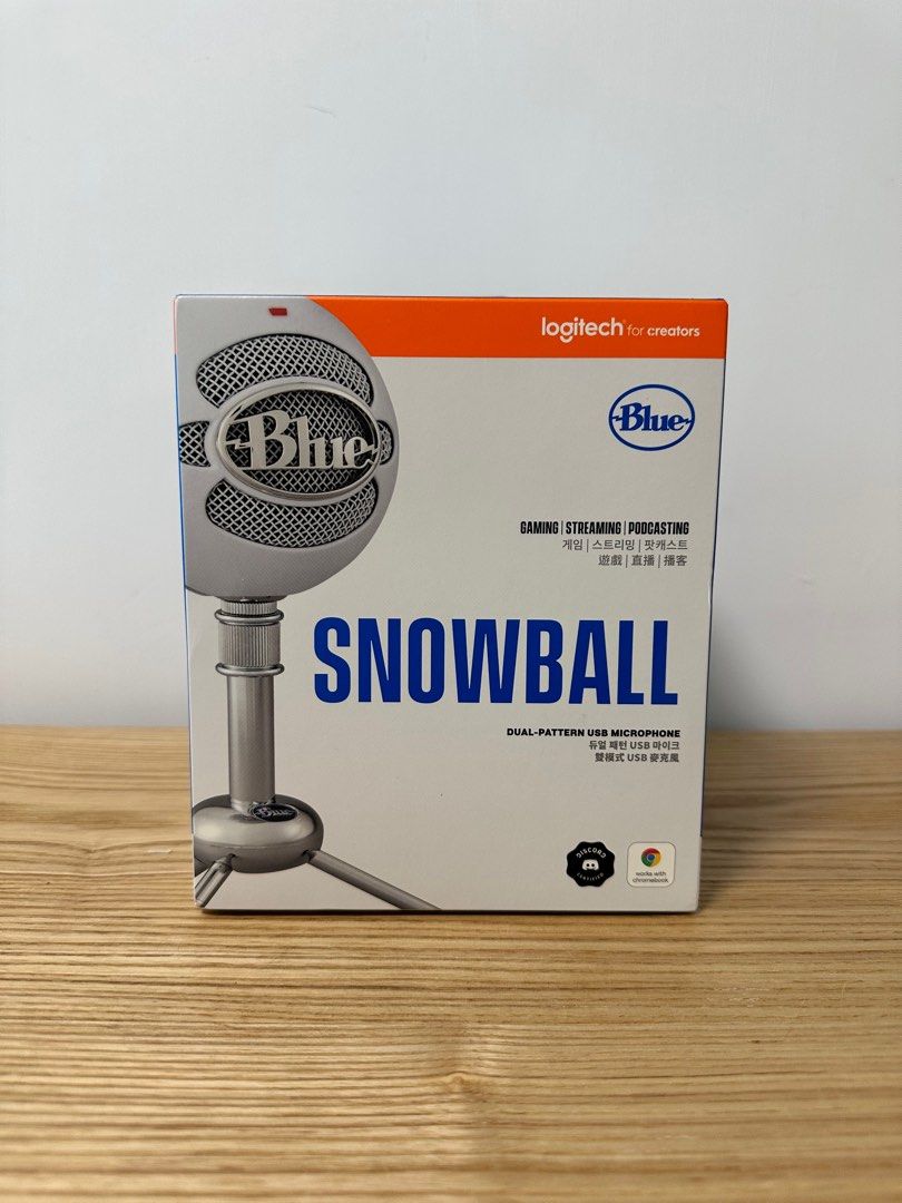 Logitech 羅技 Snowball dual-pattern USB Microphone 雙模式usb麥克風 咪高峰, 電腦＆科技 ...