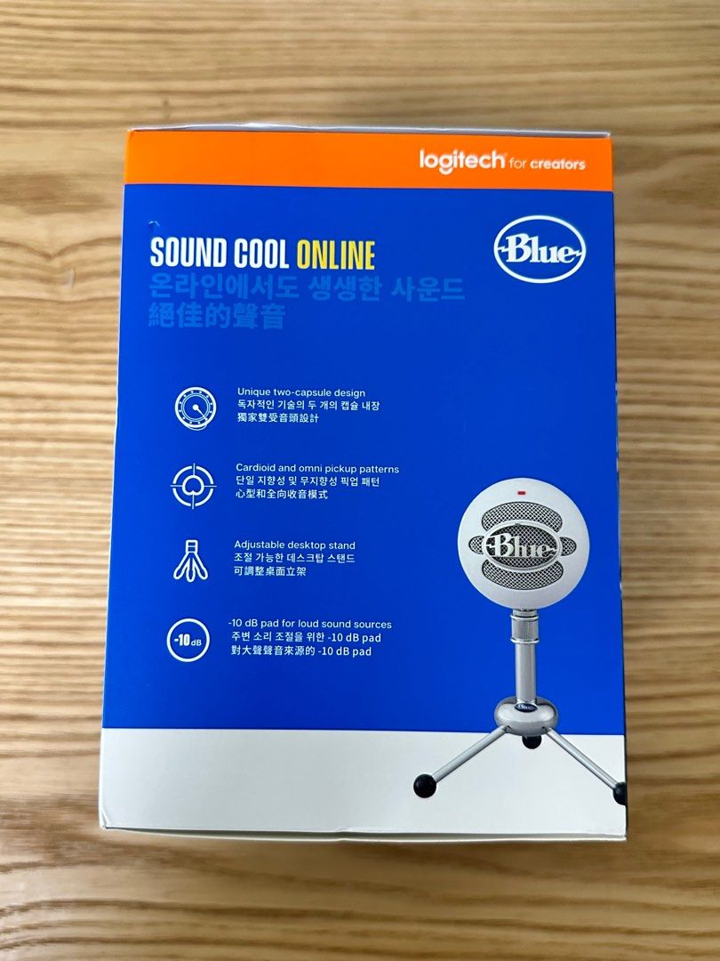 Logitech 羅技 Snowball dual-pattern USB Microphone 雙模式usb麥克風 咪高峰, 電腦＆科技 ...