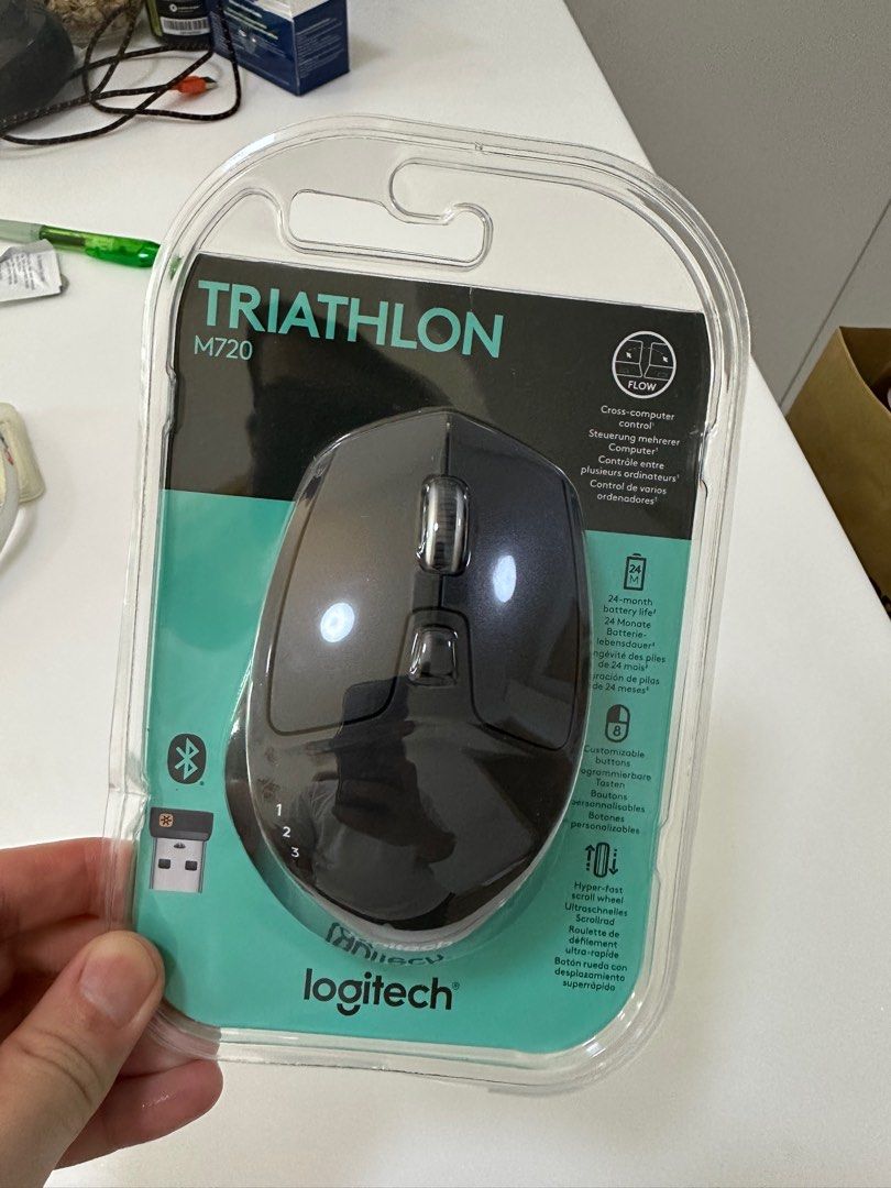 Logitech M720 Wireless Triathlon Mouse, Computers & Tech, Parts ...