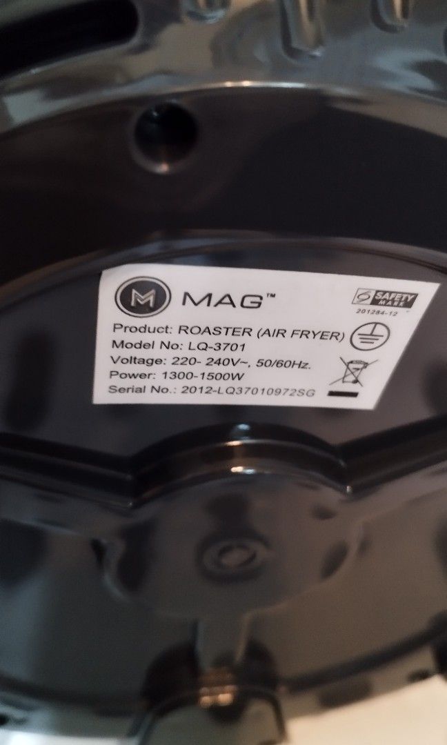 Mag Air Fryer, TV & Home Appliances, Kitchen Appliances, Fryers on ...