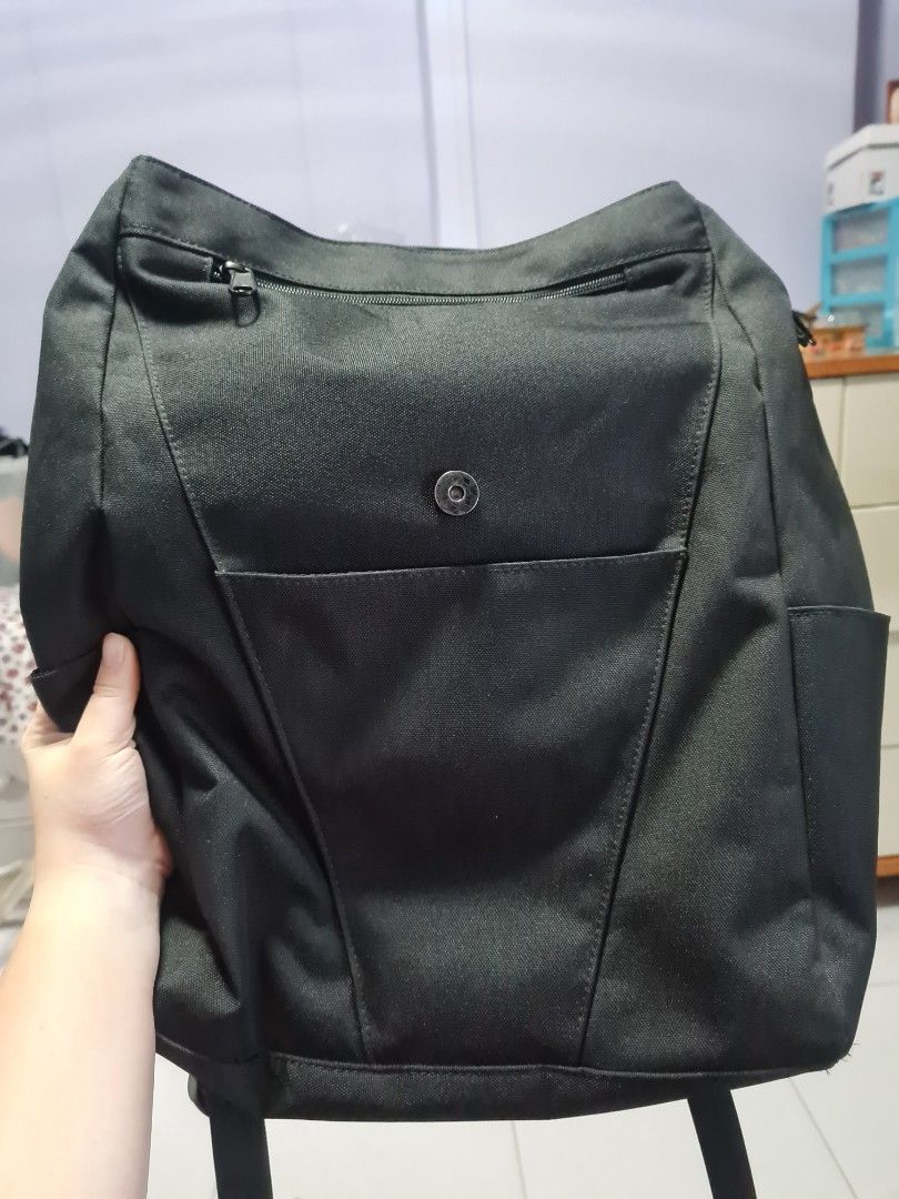 MaH backpack (15 inch) - Black, Men's Fashion, Bags, Backpacks on Carousell