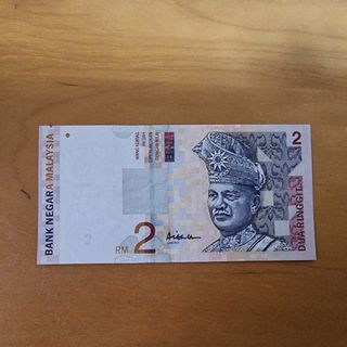 Malaysia ringgit $2 note, Hobbies & Toys, Memorabilia & Collectibles ...