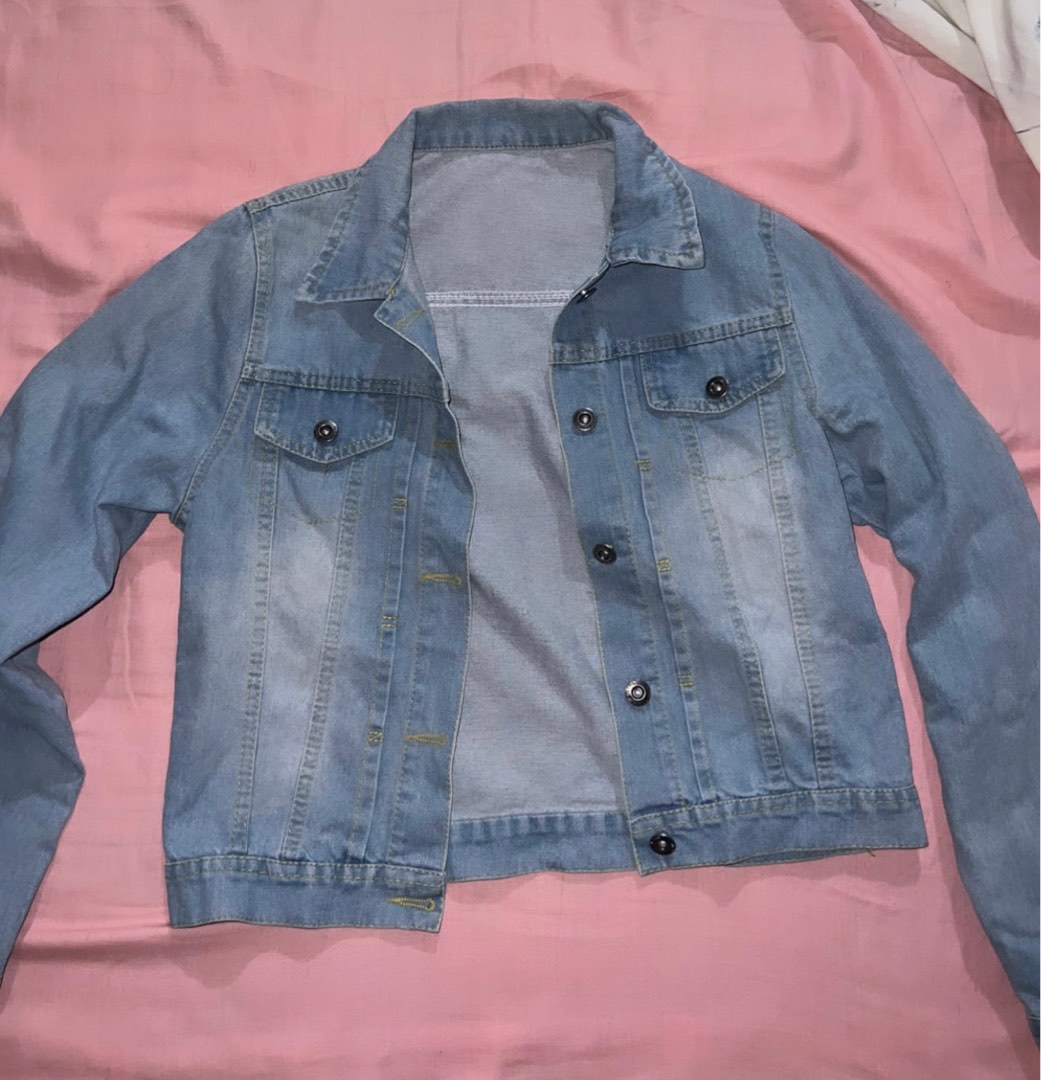 Maong jacket, Women's Fashion, Coats, Jackets and Outerwear on Carousell