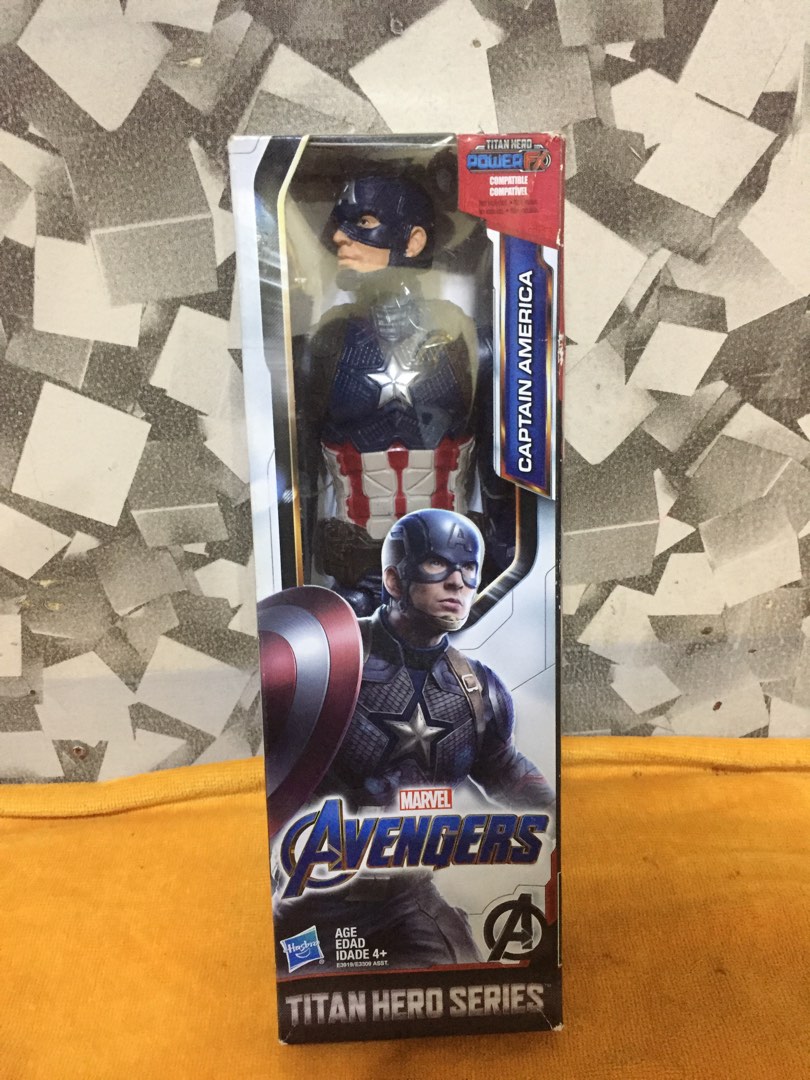 MARVEL | Avengers Endgame Titan Series Captain America Action Figure ...