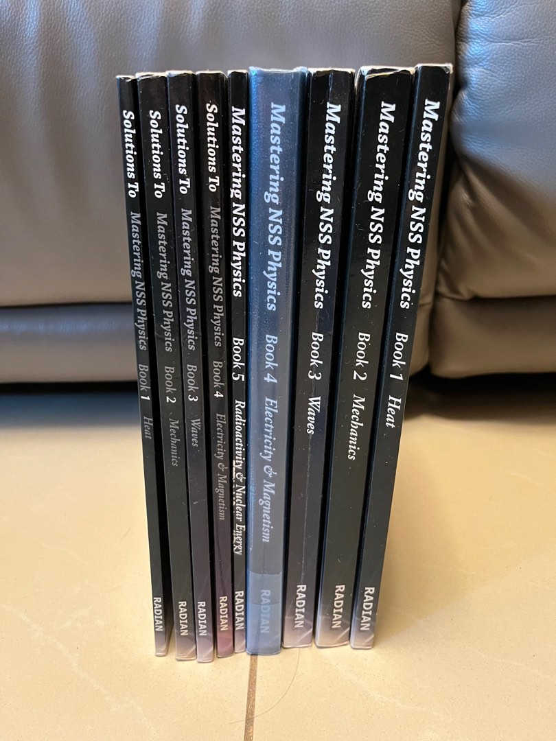 Mastering NSS Physics full set (Book 1 to 5 and Ans), 興趣及遊戲, 書本 & 文具 ...
