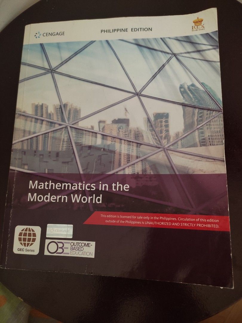 MATHEMATICS IN MODERN WORLD (MATM/MMW), Hobbies & Toys, Books ...