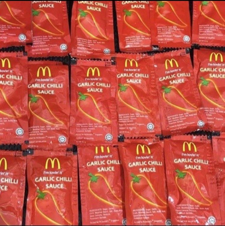 McDonald Chilli Sauce x175 packets, Food & Drinks, Packaged & Instant ...