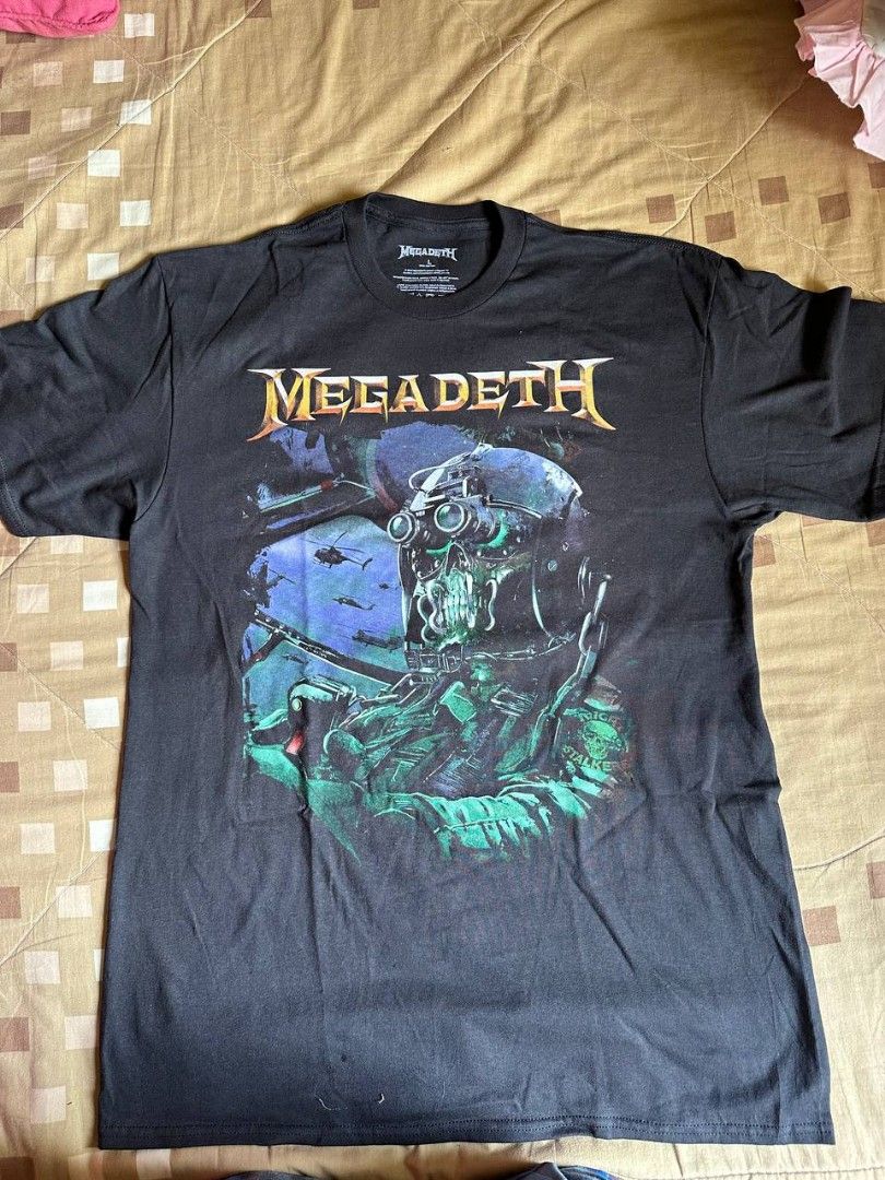 Megadeth Vic Helicopter Crush the World Tour 2023 - Canada Tour, Men's Fashion, Tops & Sets ...