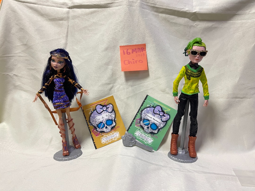 DOLL - Cleo de Nile & Deuce Gorgon Boo York Comet-Crossed Monster High ...