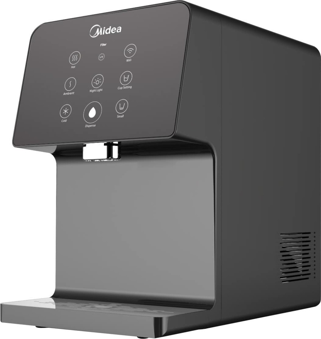 JE-Midea JL1746T-BK Table Top One Touch Filter Water Purifier, 1.2L ...
