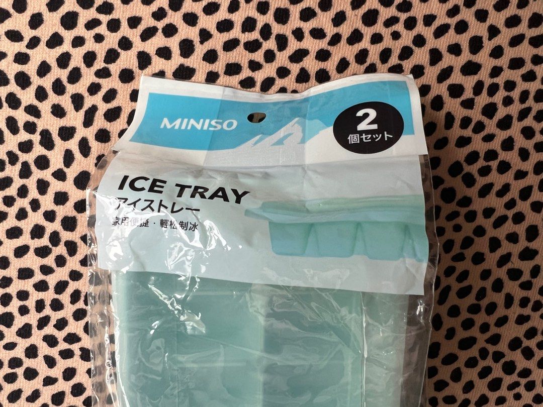 Miniso Ice Cube Tray (16-Compartment with cover), Furniture & Home ...