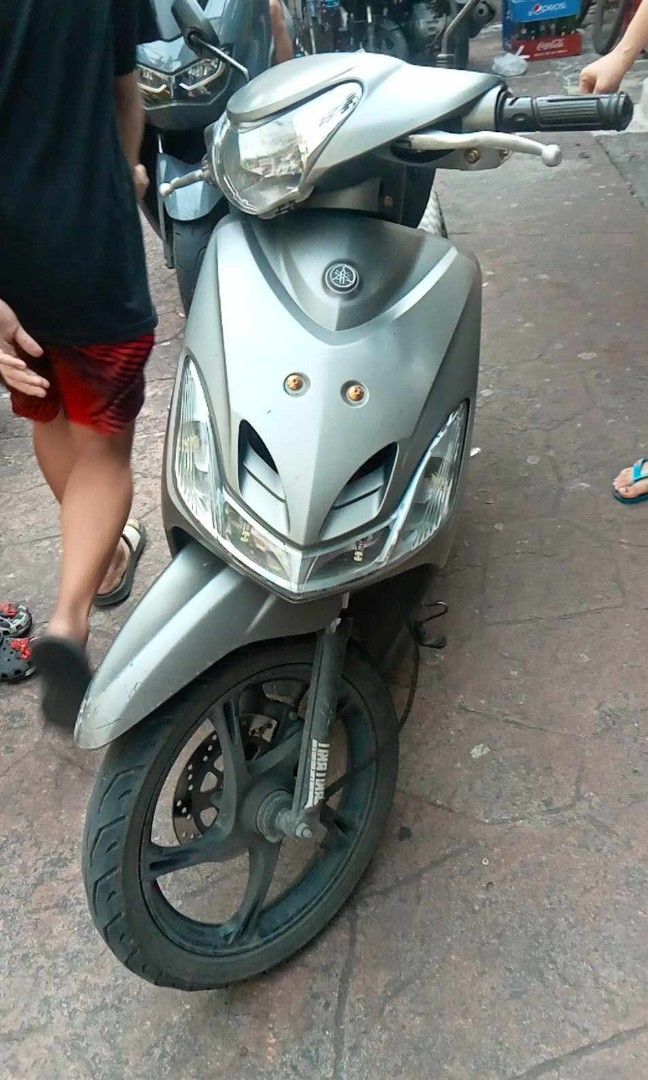 mio sporty 2019 gray color, Motorbikes, Motorbikes for Sale on Carousell