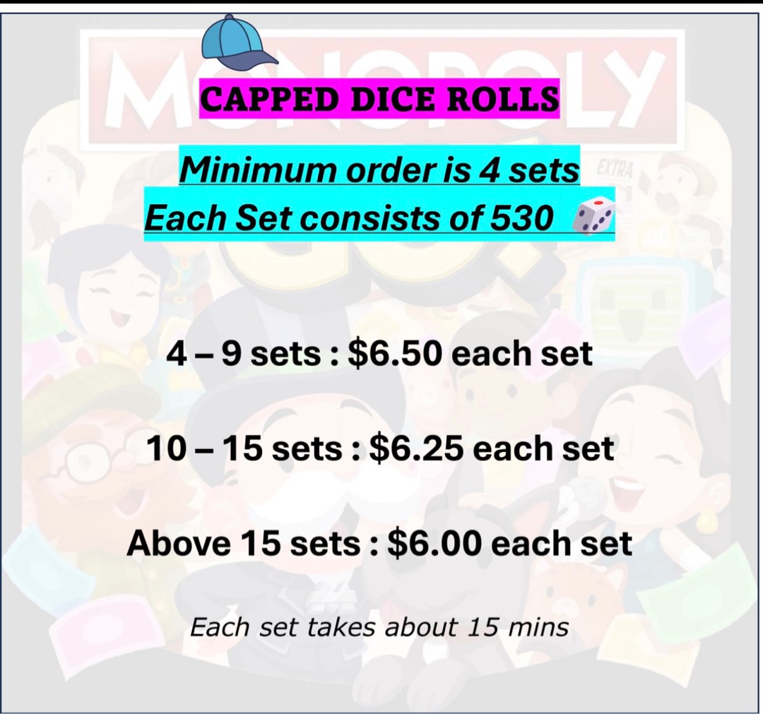 [200 Reviews] Monopoly Go Dice (Capped Account), Hobbies & Toys, Toys ...