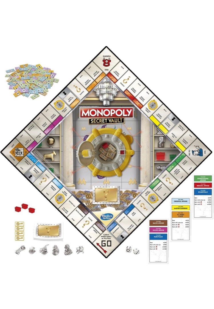 Monopoly Secret Vault Board Game, Hobbies & Toys, Toys & Games on Carousell