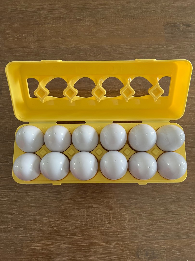 Montessori number eggs, Babies & Kids, Infant Playtime on Carousell