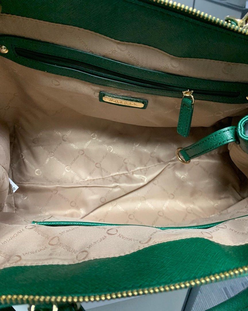 Morgan Green 2 way Bag, Women's Fashion, Bags & Wallets, Cross-body ...