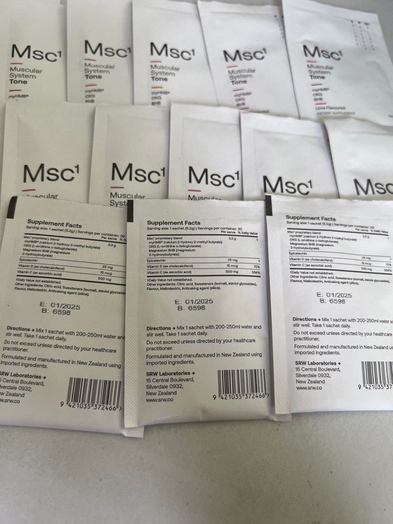 MSC Muscular System Tone, Health & Nutrition, Health Supplements ...