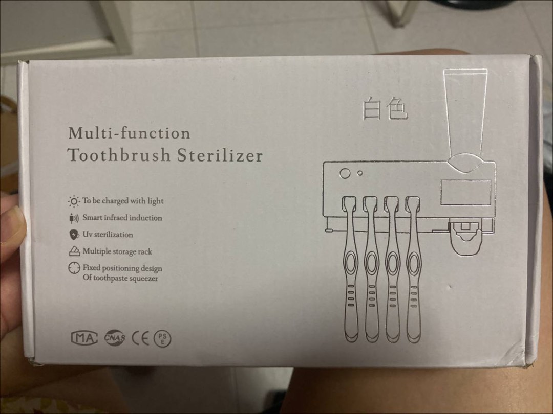 Multi function toothbrush sterilizer, Furniture & Home Living, Bathroom ...