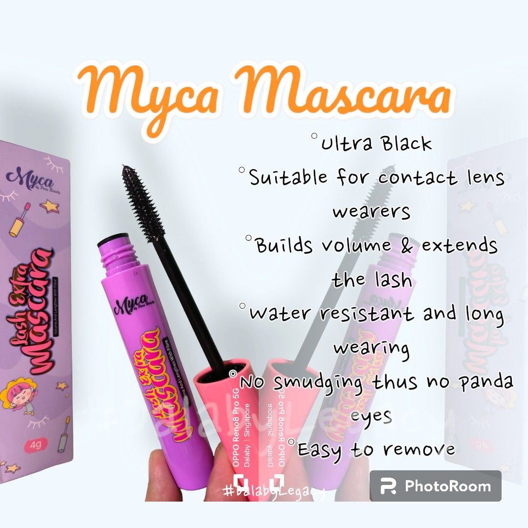 Myca Mascara, Beauty & Personal Care, Face, Makeup on Carousell
