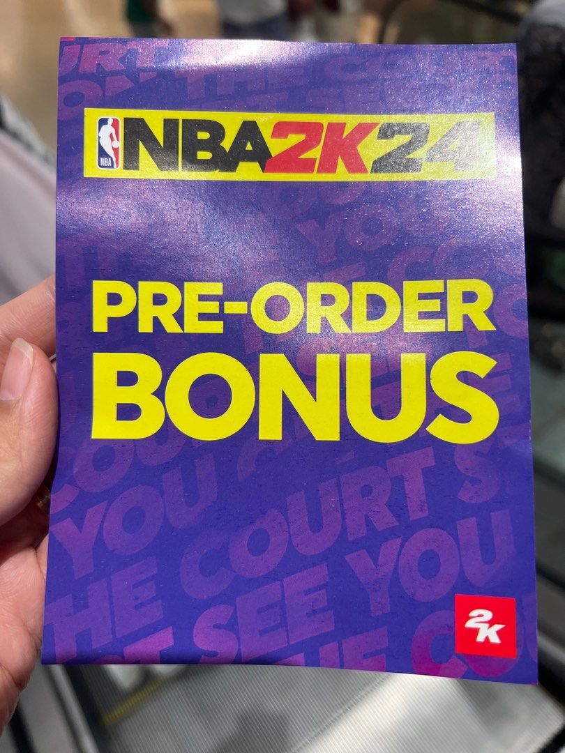 NBA 2K24 Pre Order Bonus, Video Gaming, Video Games, PlayStation on ...
