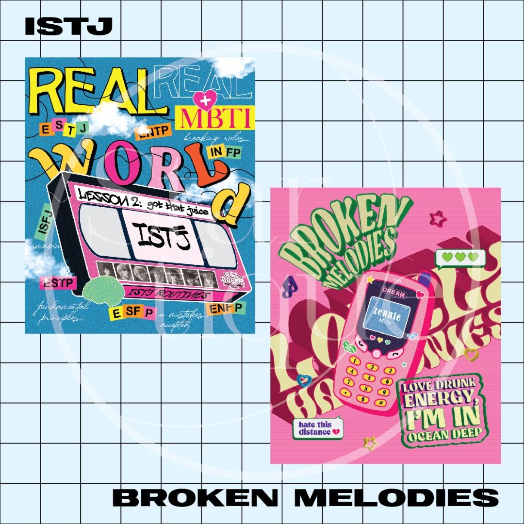 NCT DREAM | ISTJ PLAYLIST STICKER PACK, Hobbies & Toys, Collectibles ...