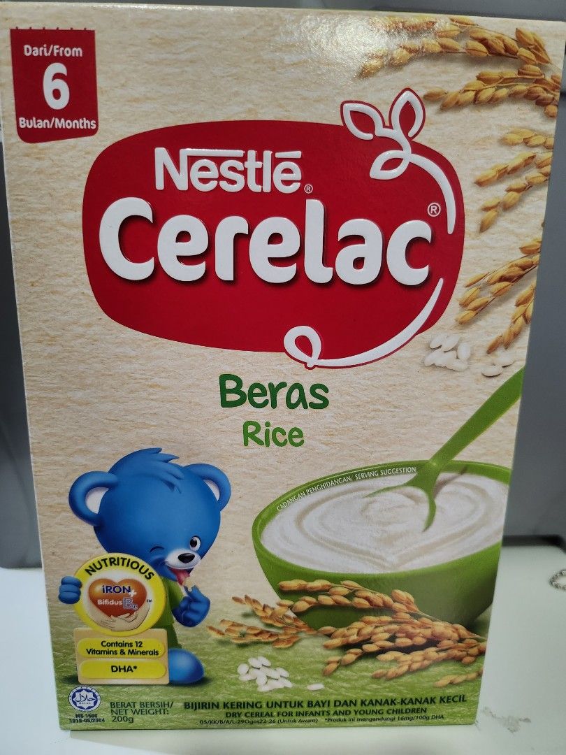 NESTLE CERELAC - RICE, Babies & Kids, Nursing & Feeding, Weaning ...