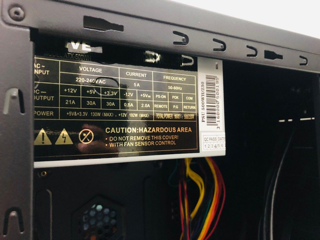 New casing cpu + Power suply + wiring, Computers & Tech, Parts ...