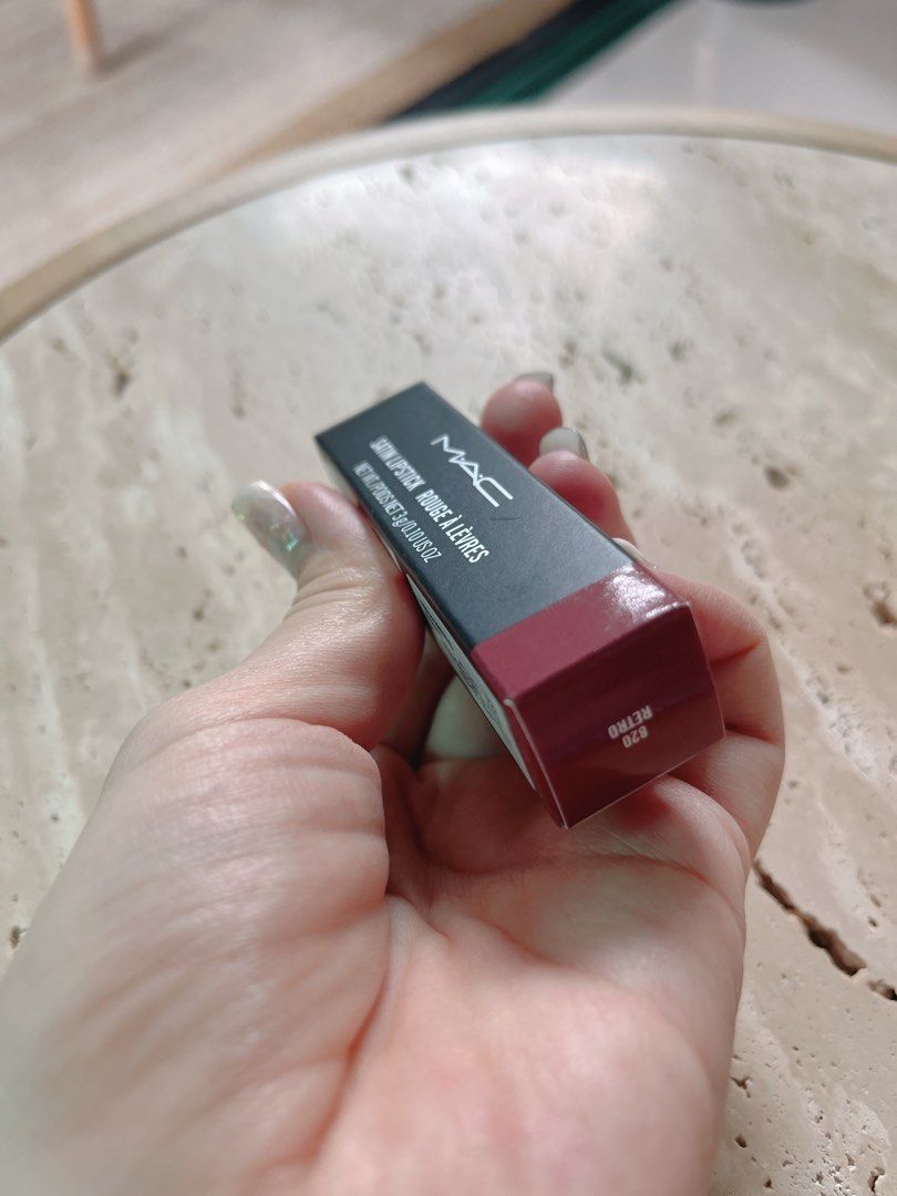 *NEW* MAC satin lipstick 820, Beauty & Personal Care, Face, Makeup on ...