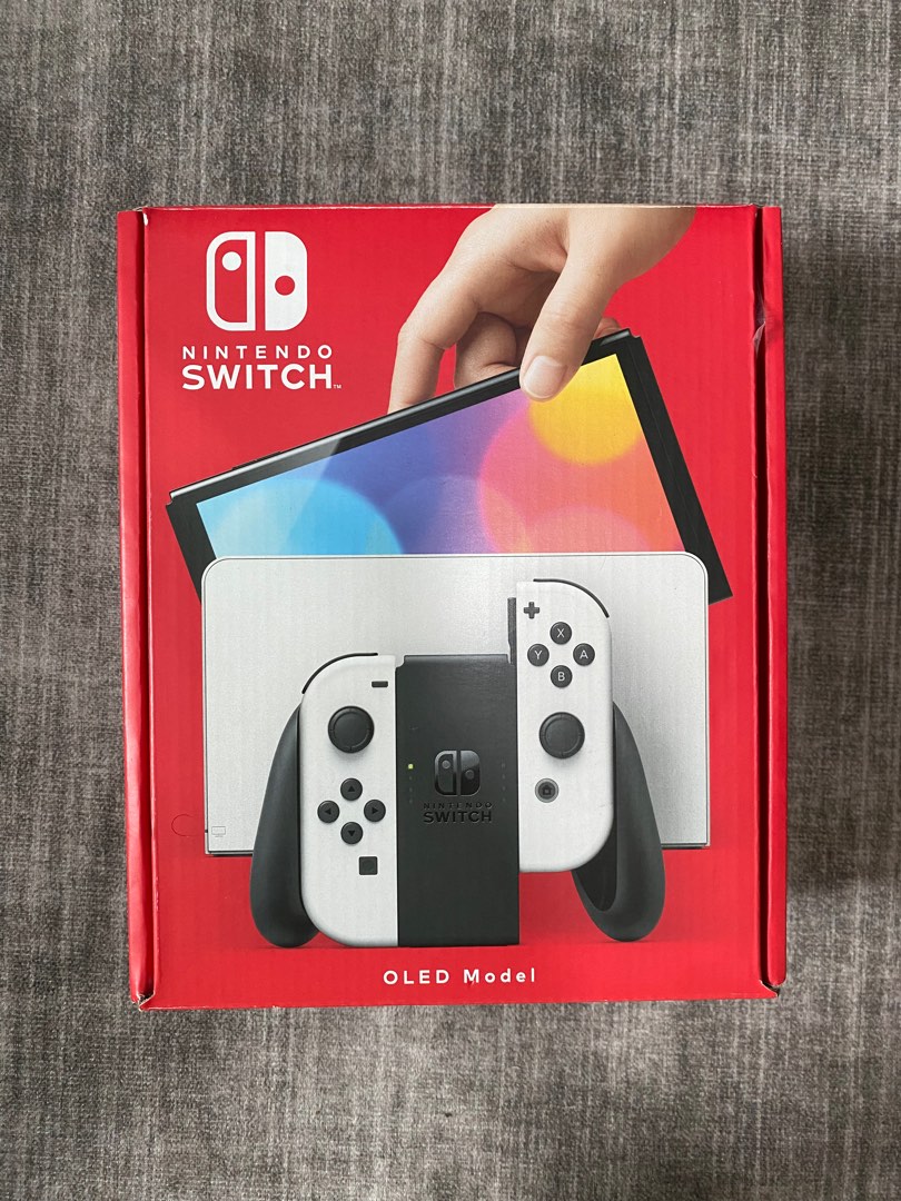 Nintendo Switch OLED w SD Card, Video Gaming, Video Game Consoles ...