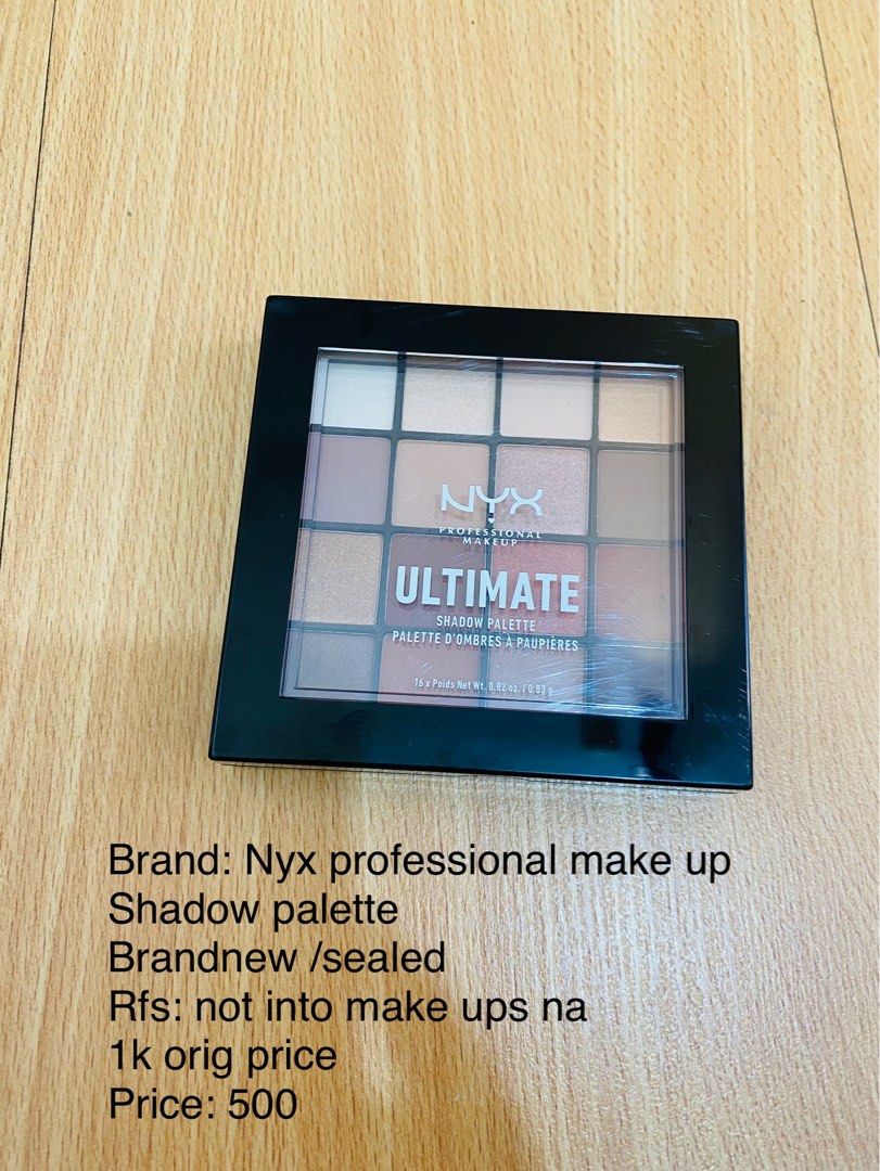 Nyx professional make up Shadow palette, Beauty & Personal Care, Face, Makeup on Carousell