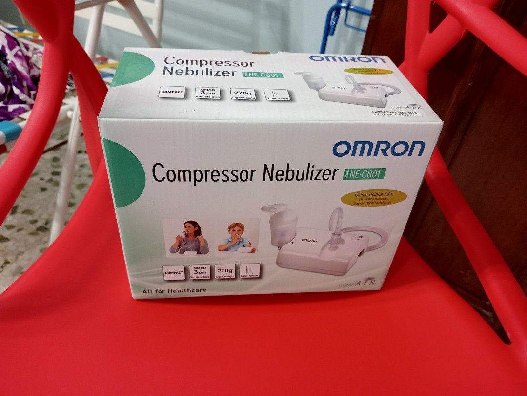 Omron compressor nebuliser, Health & Nutrition, Medical Supplies ...